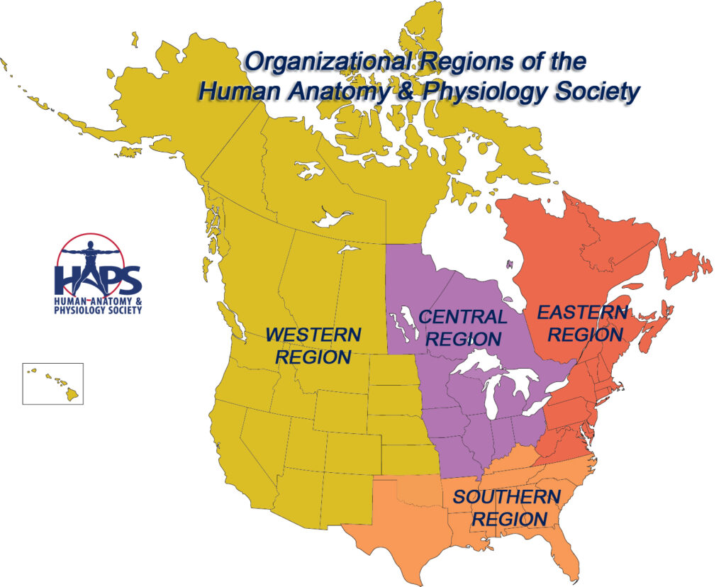 Regions - Human Anatomy and Physiology Society (HAPS)