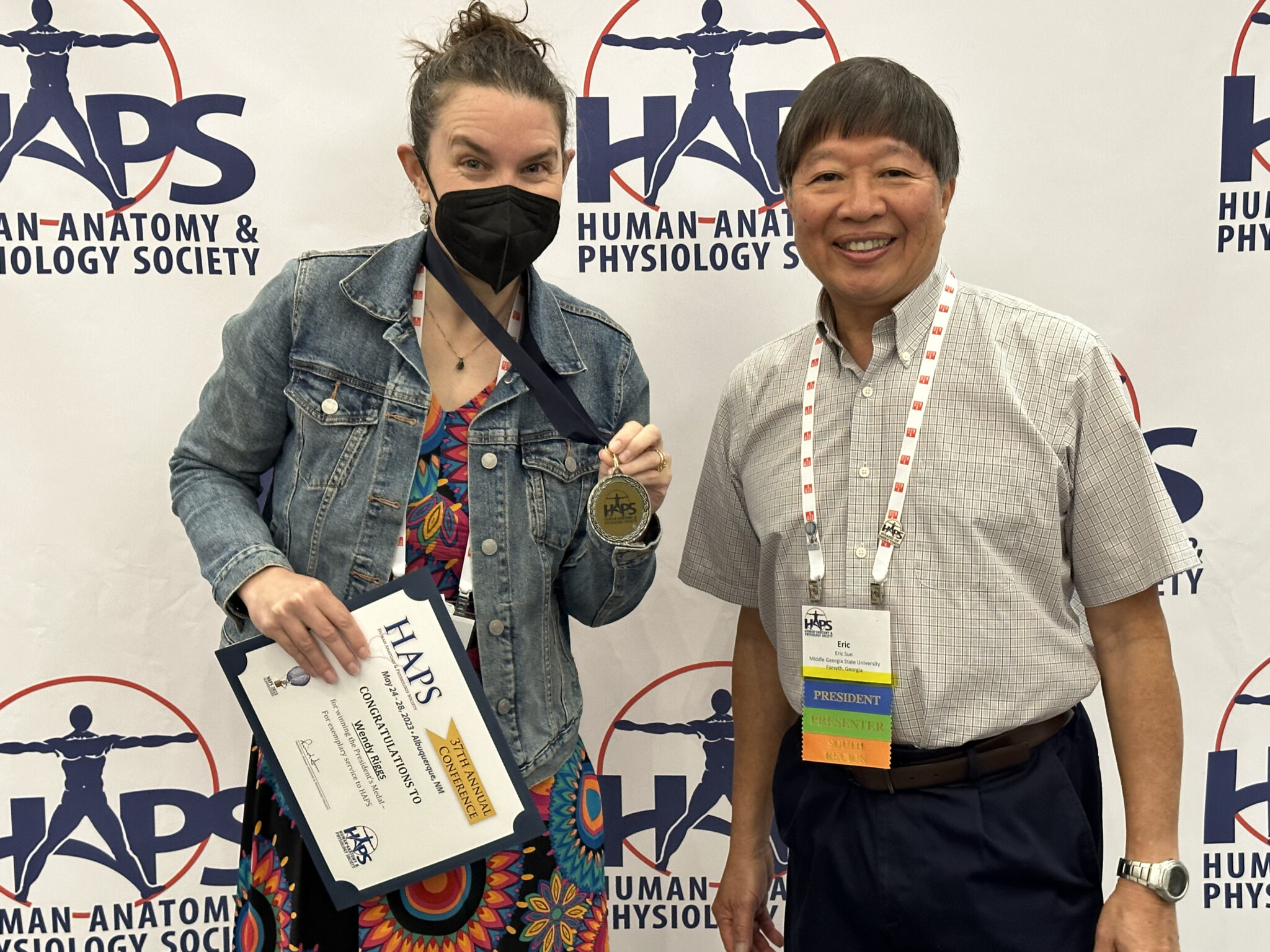 2023 President’s Medal was presented by President Eric Sun to ...