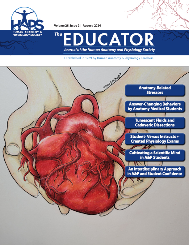 HAPS Educator - Human Anatomy and Physiology Society (HAPS)